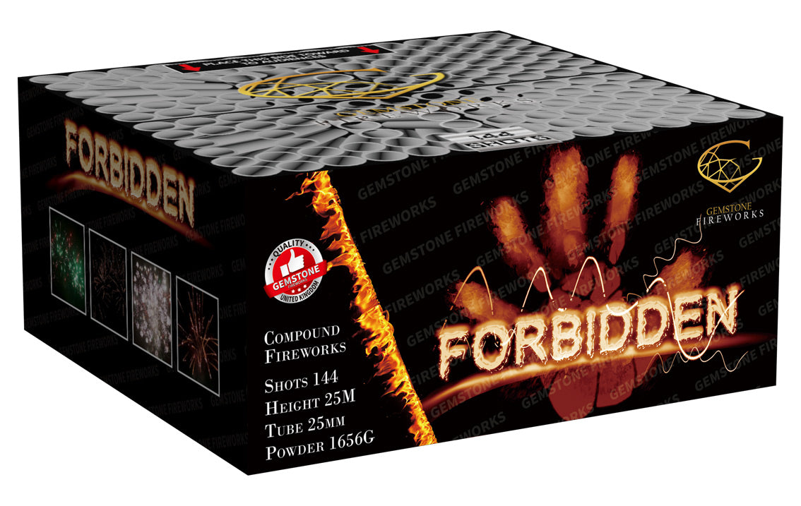 Forbidden 144 Shot Compound Barrage – Pyro-Planet