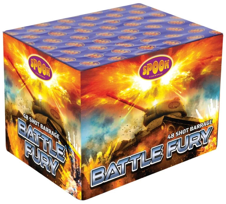 Battle Fury 48 Shot Barrage – Pyro-Planet