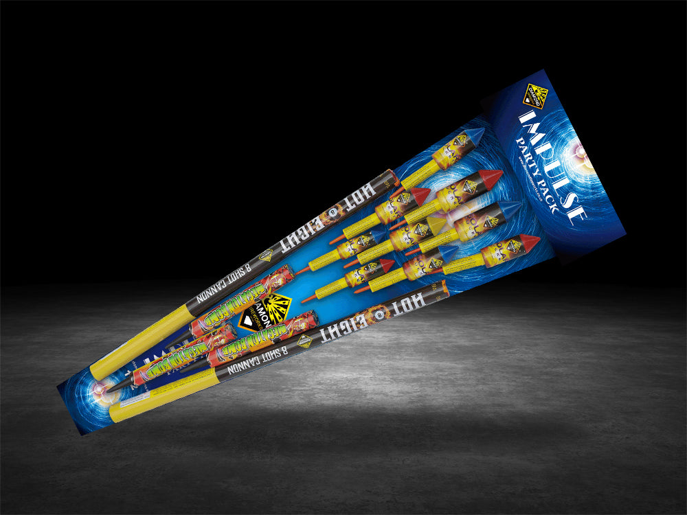 Impulse Party Pack | 14 Fireworks – Pyro-Planet