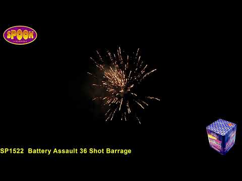 Spook Battery Assault 36 Shot – Pyro-Planet