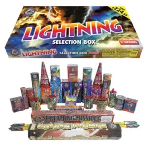 Lightning 31pc selection box – Pyro-Planet
